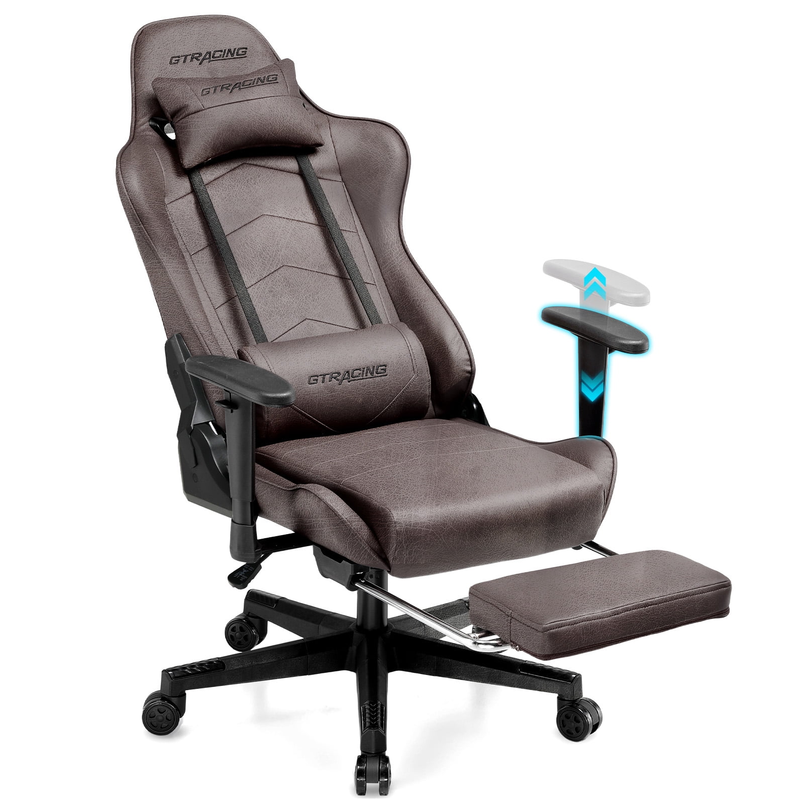 GTRACING Gaming Chair with Footrest, Racing Style Gamer Chairs for ...