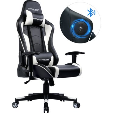 "X Rocker Solo RGB 2.0 Wired Floor Rocking Gaming Chair with Speakers ...