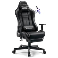 Staples Emerge Vortex, Bonded Leather Gaming Chair, Ergonomic, Black ...