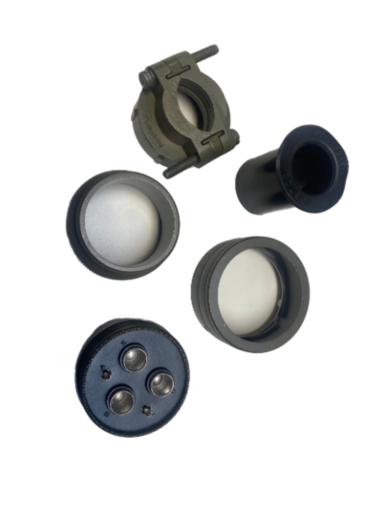 GTS06AF-32-2P Circular Connector Plug 5 Position, Male Pins Solder Cup ...