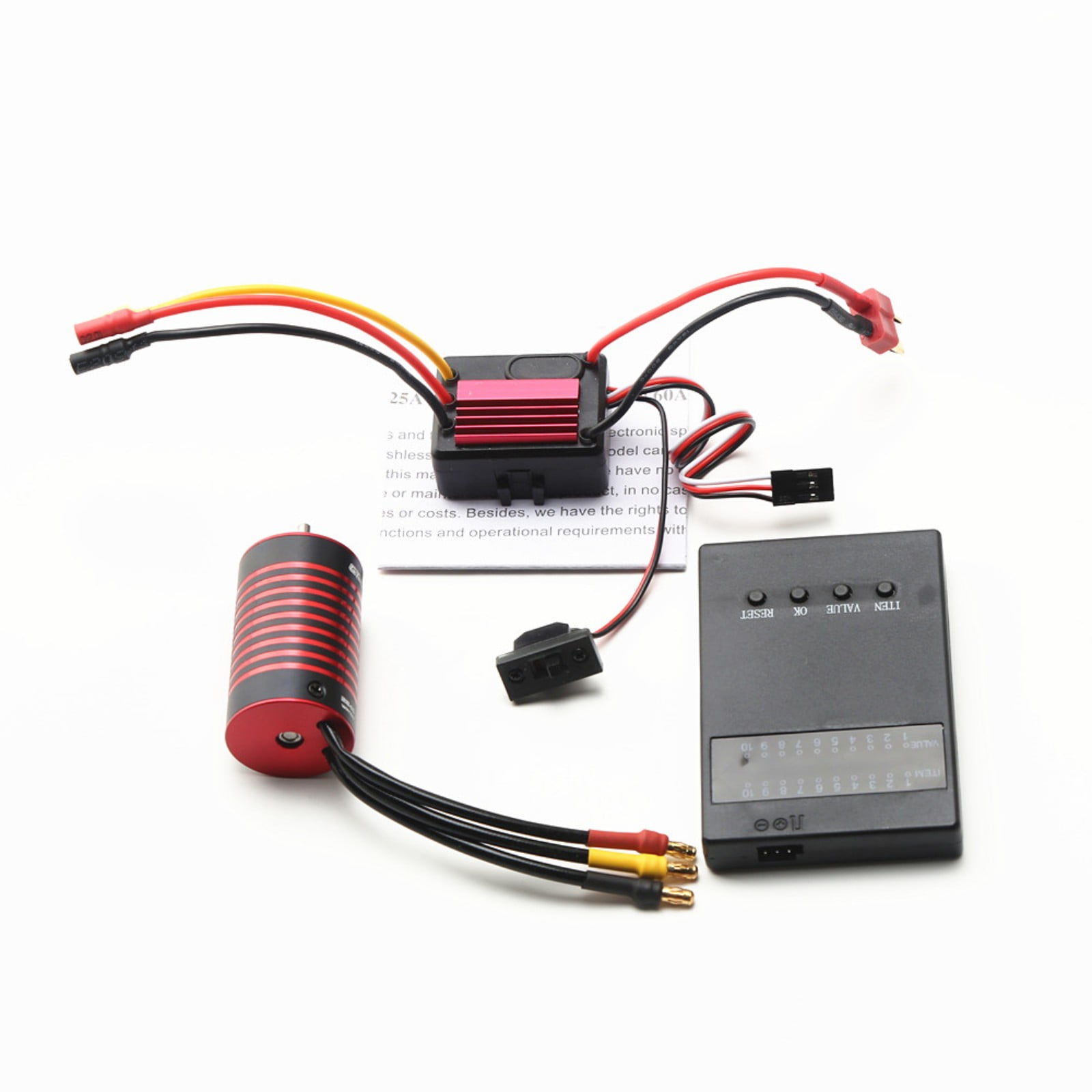 GTSKYTENRC Waterproof 2838 5800KV Brushless Motor & 35A Brushless ESC ...