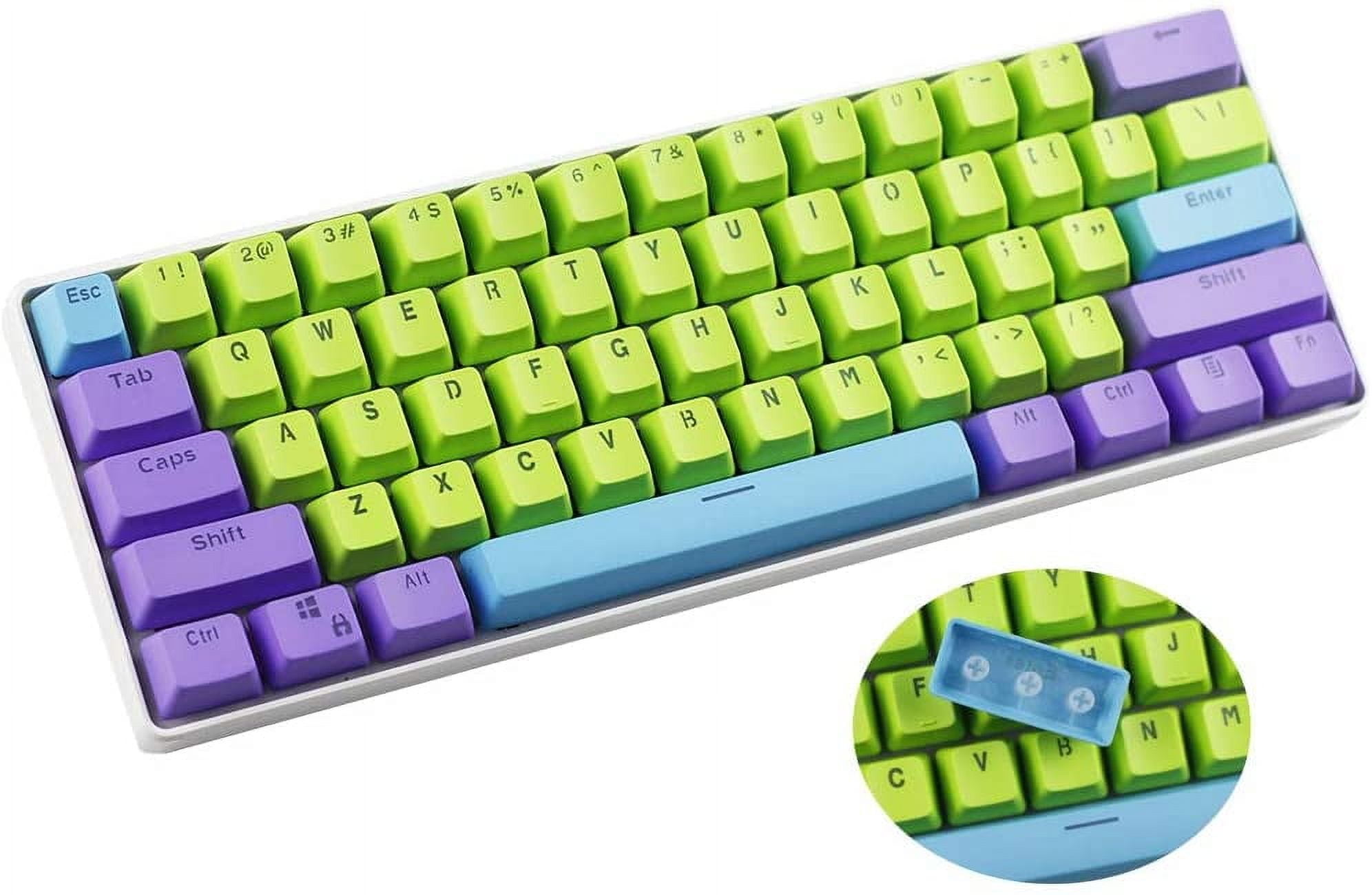 GTSP 61 PBT Keycaps 60 Percent, Ducky One 2 Mini Keycaps OEM Profile ...