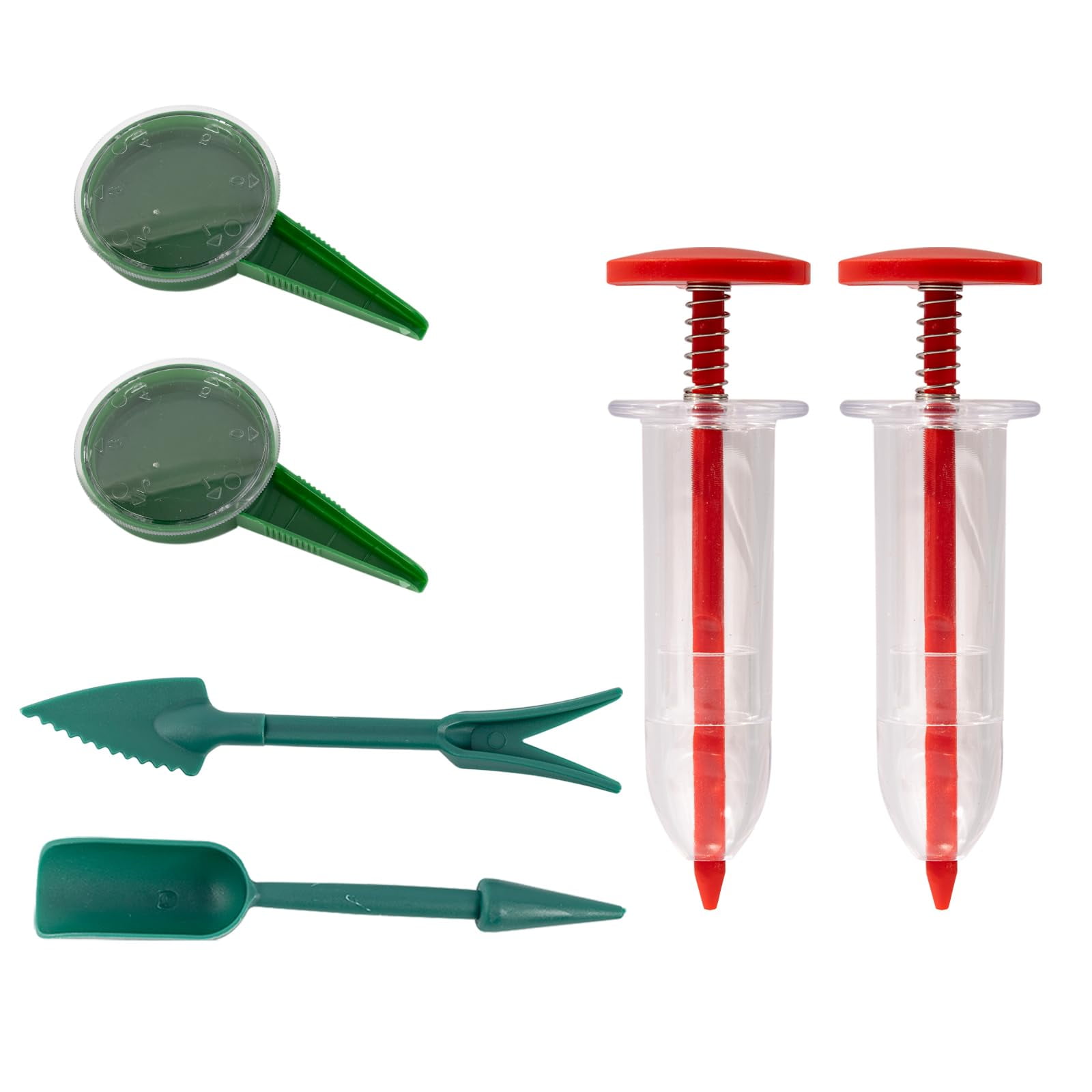 GTUDOR Mini Seed Spreader, 6 Pieces Planter Tool, Hand Small Sowing ...
