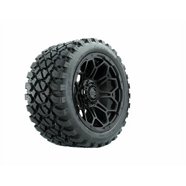GTW Titan 14" Black Wheel on 23x10-R14 Nomad Steel Belted Radial All ...