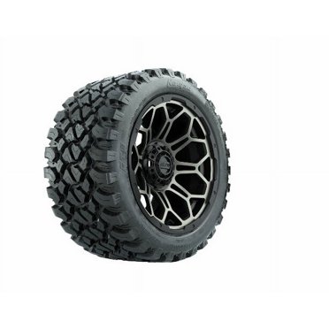 GTW Titan 14" Black Wheel on 23x10-R14 Nomad Steel Belted Radial All ...