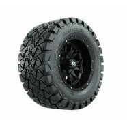 GTW Titan 14" Black Wheel on 23x10-R14 Nomad Steel Belted Radial All ...