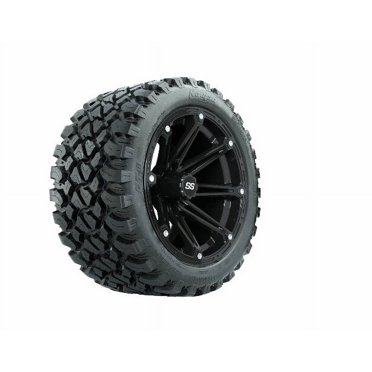 GTW Titan 14" Black Wheel on 23x10-R14 Nomad Steel Belted Radial All ...