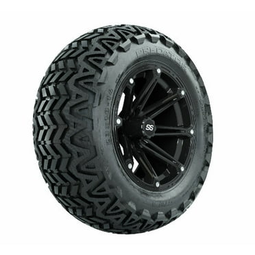 GTW Titan 14" Black Wheel on 23x10-R14 Nomad Steel Belted Radial All ...