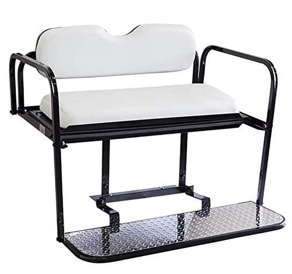 GTW Mach 1 Rear Flip Seat Kit for EZGO RXV 2008-Up Golf Carts - Color ...