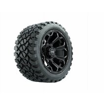 GTW Titan 14" Black Wheel on 23x10-R14 Nomad Steel Belted Radial All ...