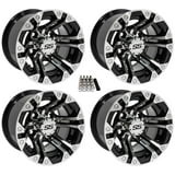 GTW Specter 10" Golf Cart Wheels/Rims Machined Yamaha - Walmart.com