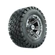 GTW Titan 14" Black Wheel on 23x10-R14 Nomad Steel Belted Radial All ...
