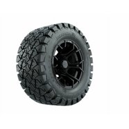 GTW Titan 14" Black Wheel on 23x10-R14 Nomad Steel Belted Radial All ...