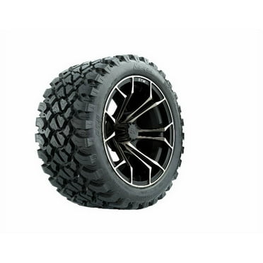 GTW Titan 14" Black Wheel on 23x10-R14 Nomad Steel Belted Radial All ...