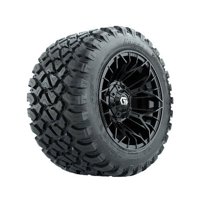 GTW Titan 14" Black Wheel on 23x10-R14 Nomad Steel Belted Radial All ...