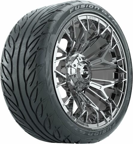 GTW Stellar 15 inch Chrome Wheels on 215/40-R15 (22") Fusion GTR Steel ...