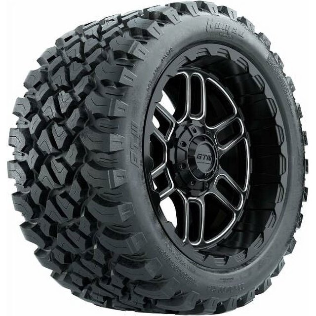 GTW Titan 14" Black Wheel on 23x10-R14 Nomad Steel Belted Radial All ...