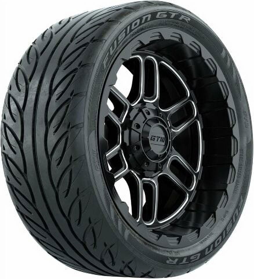 GTW Titan 14" Matte Black Wheel on 205/40-R14 (21") Fusion GTR Steel ...