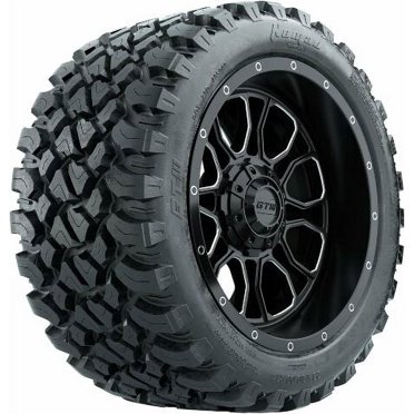 GTW Titan 14" Black Wheel on 23x10-R14 Nomad Steel Belted Radial All ...