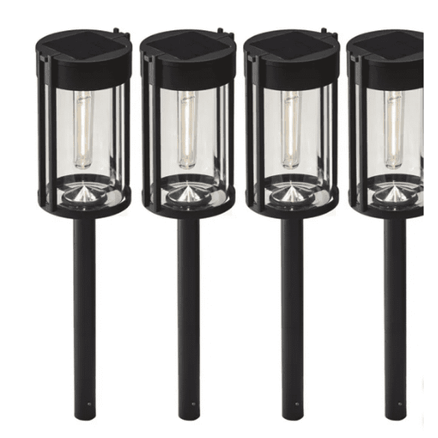 GTX Solar LED Pathway Lights, 4-pack - Walmart.com