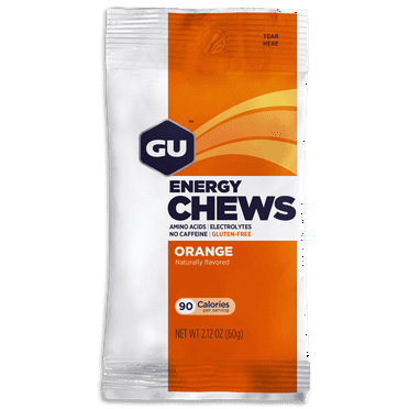 GU Energy Chews, Energy Gel Gummies, Blueberry Pomegranate Double Serve ...