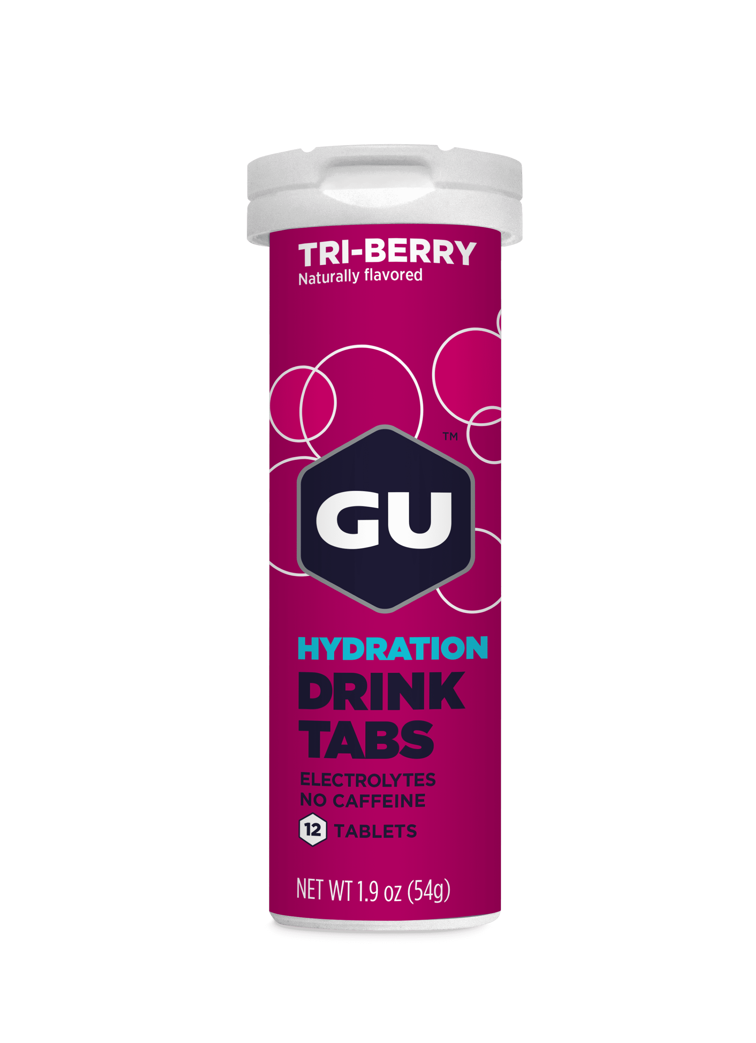 GU Energy, Electrolyte Drink Tablets, Tri-Berry, 1 Tube - Walmart.com
