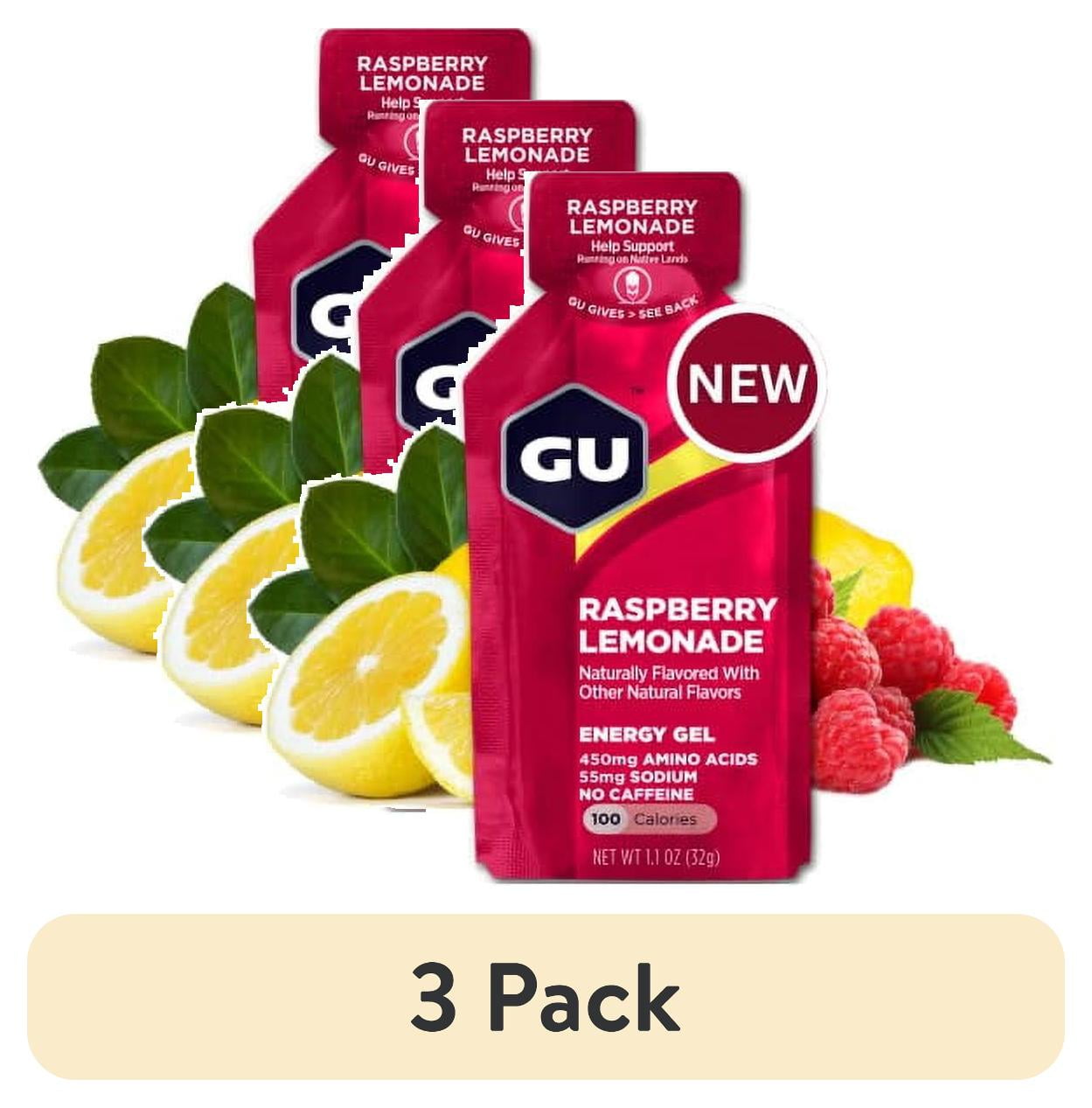 (3 pack) GU Energy, Energy Gel, Energy Booster Running Gel, Raspberry ...