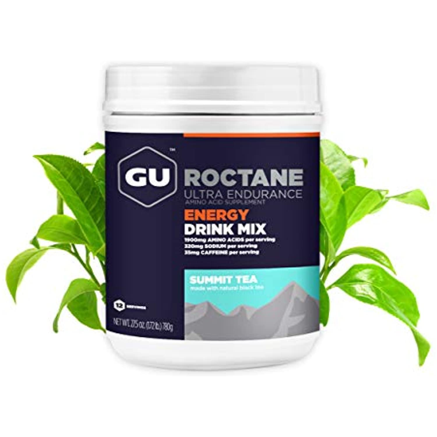 GU Energy Roctane Ultra Endurance Energy Drink Mix, 1.72-Pound Canister ...