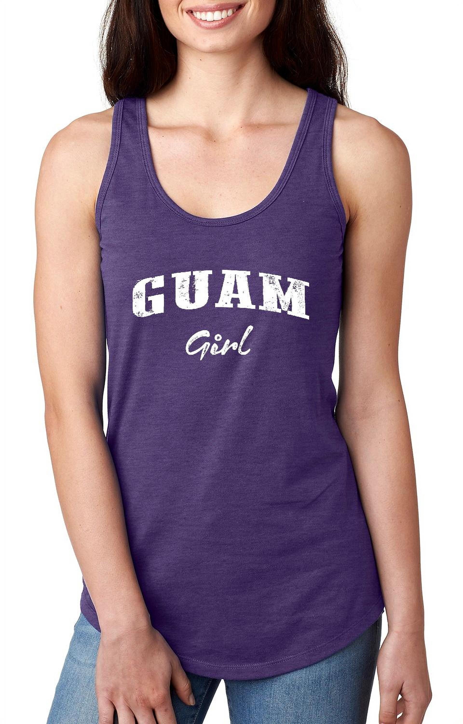 GU Girl Guam Flag Hagatna Dededo Travel Map Home of University of Guam ...