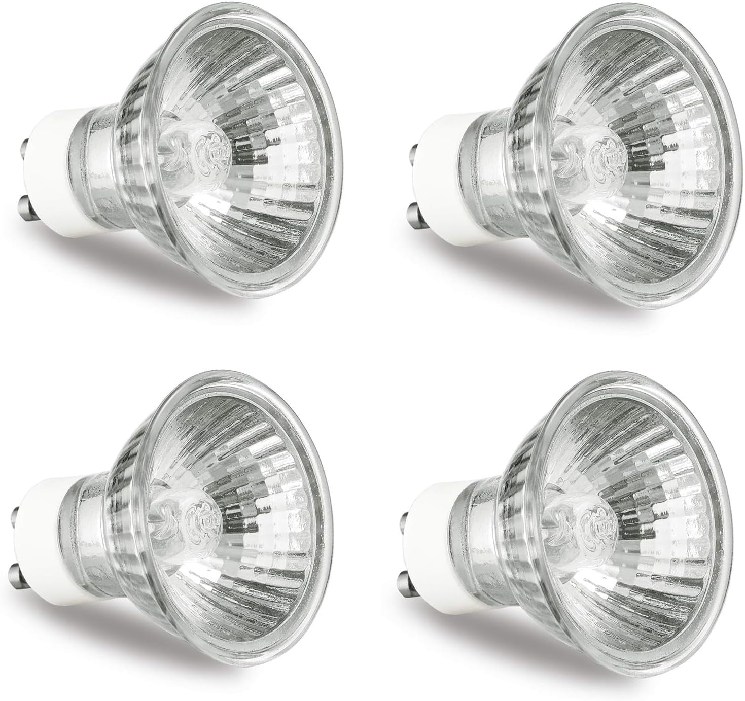 H-FMUTU GU10 Halogen Bulb 120V 50W, Warm White 2700K Dimmable Light ...