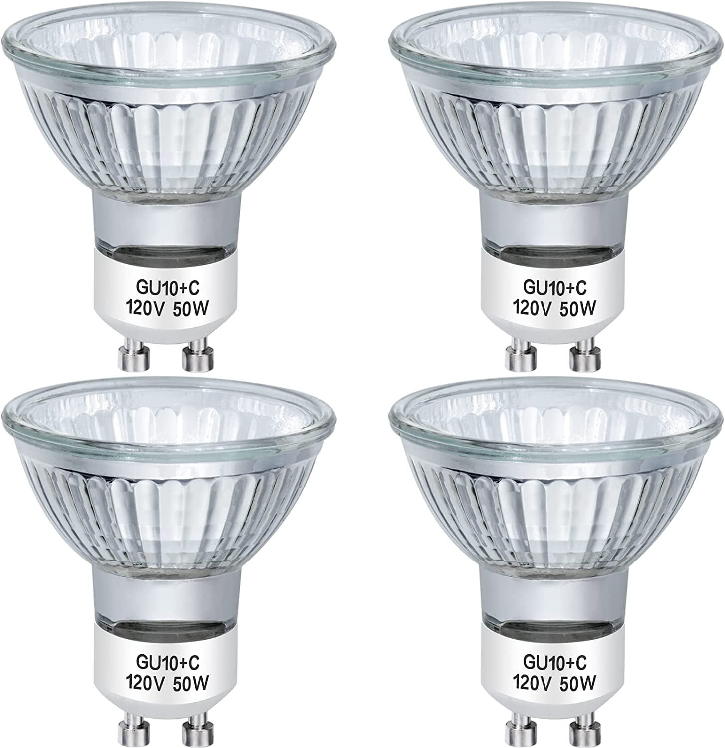 GU10 Halogen Bulbs 50W 120V MR16 for Scent Wax Burner, Dimmable Warm ...