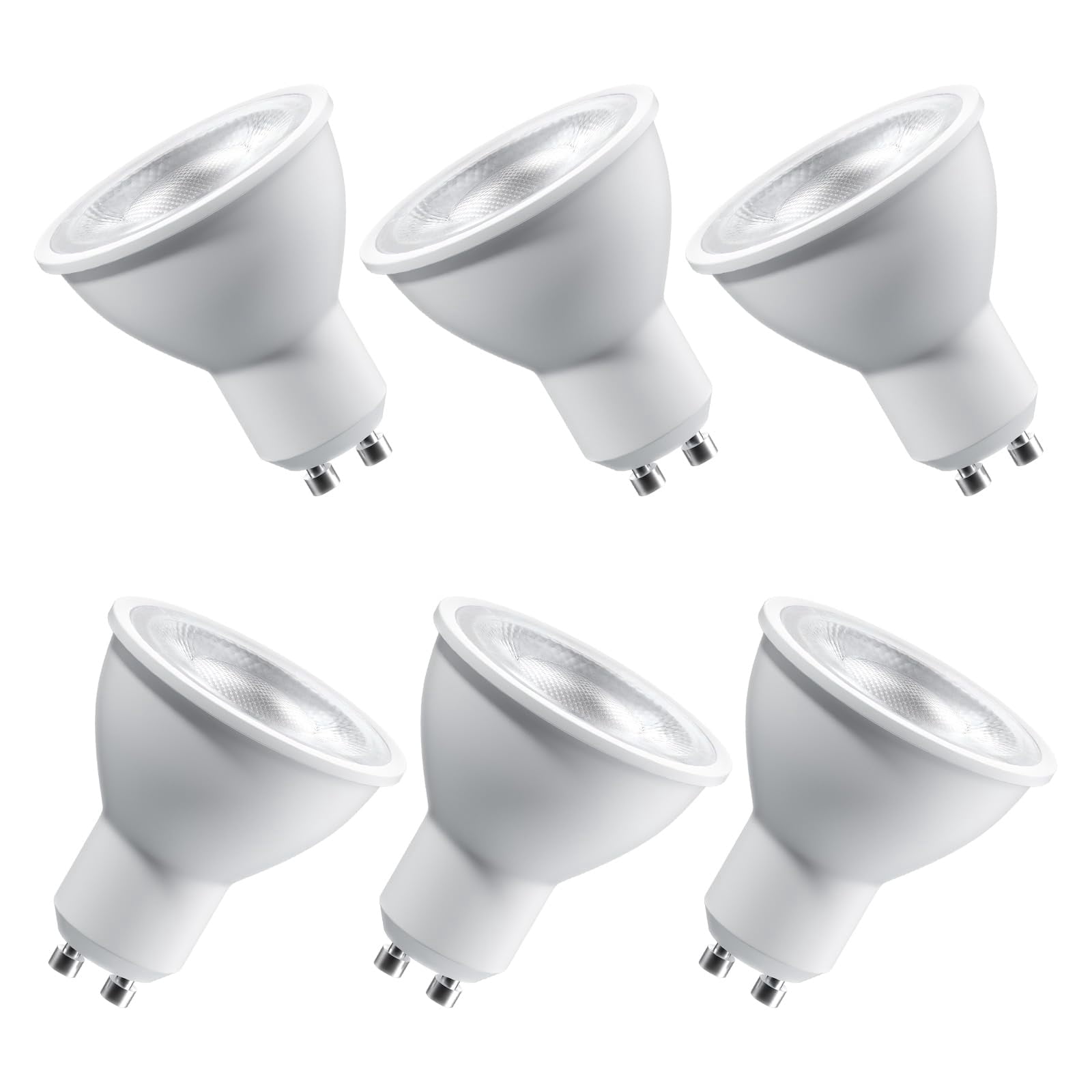 GU10 LED Bulbs Dimmable, Light Bulb 6500K Daylight White, 630LM LED ...