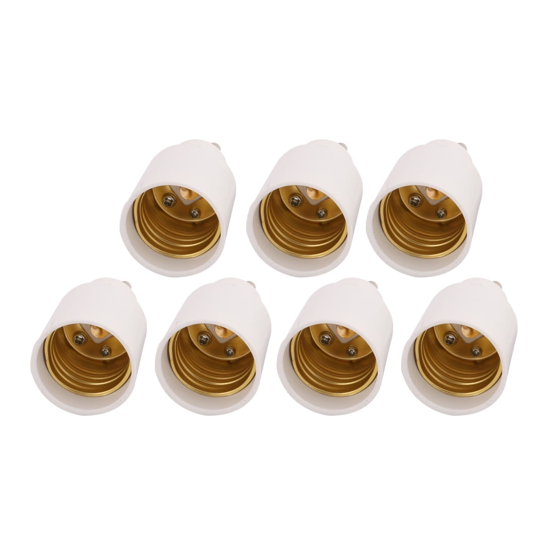 Uxcell GU10 to E27 Light Socket Bulb Base Adapter Converter Commutator ...