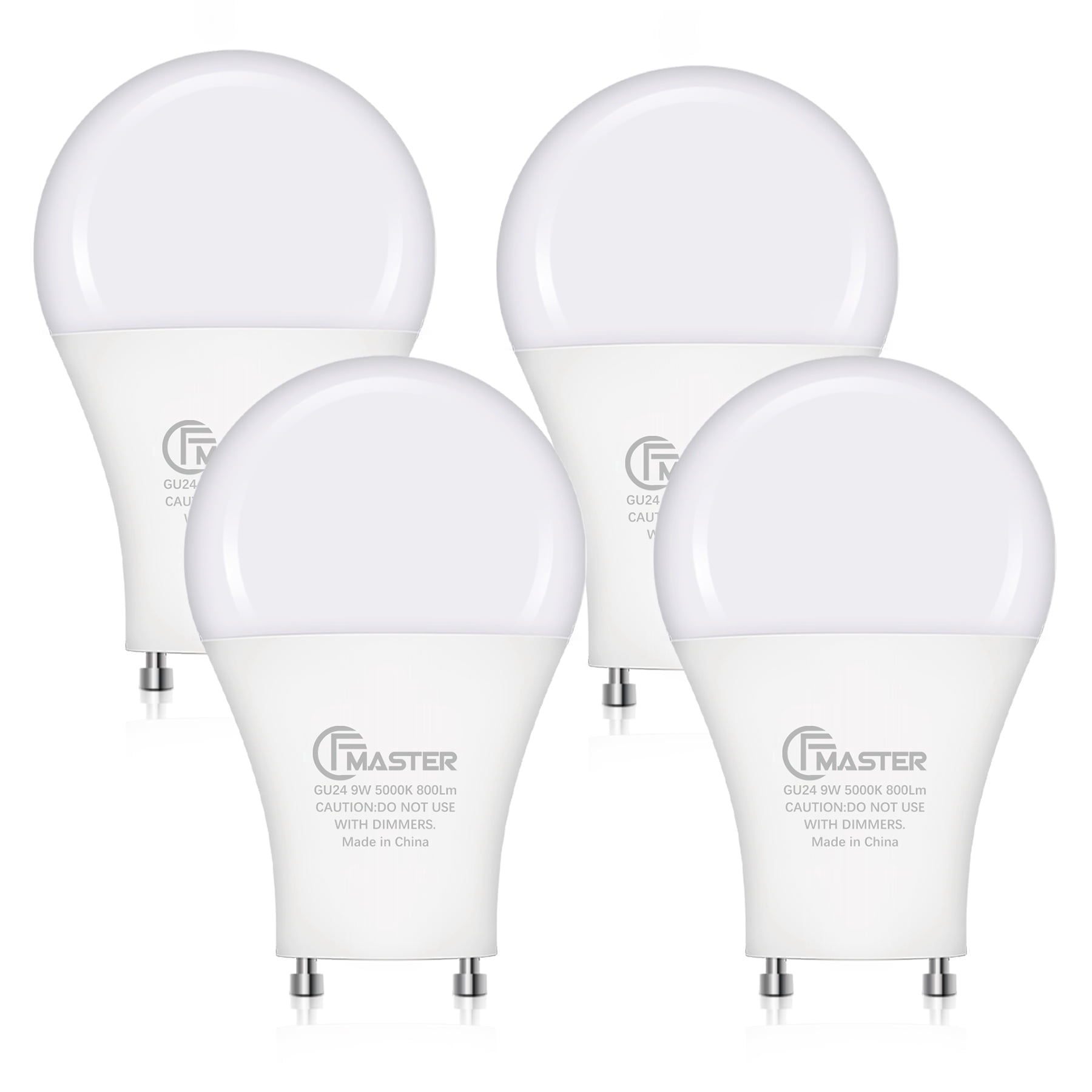 GU24 LED Light Bulb, 5000K Daylight, 9W(100W Equivalent), 800 Lumens ...