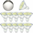 GU5.3 LED Bulb Cool White 6000K, MR16 LED 12V 5W Equivalent to 50W ...