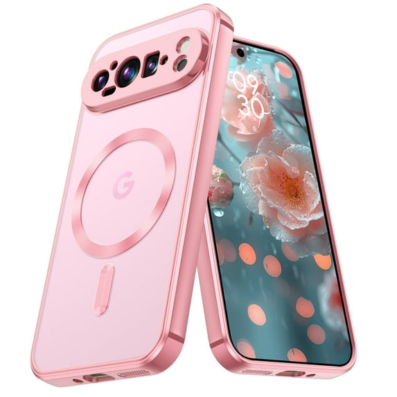 GUAGUA Case for Google Pixel 9 Pro, Slim Electroplating Transparent ...