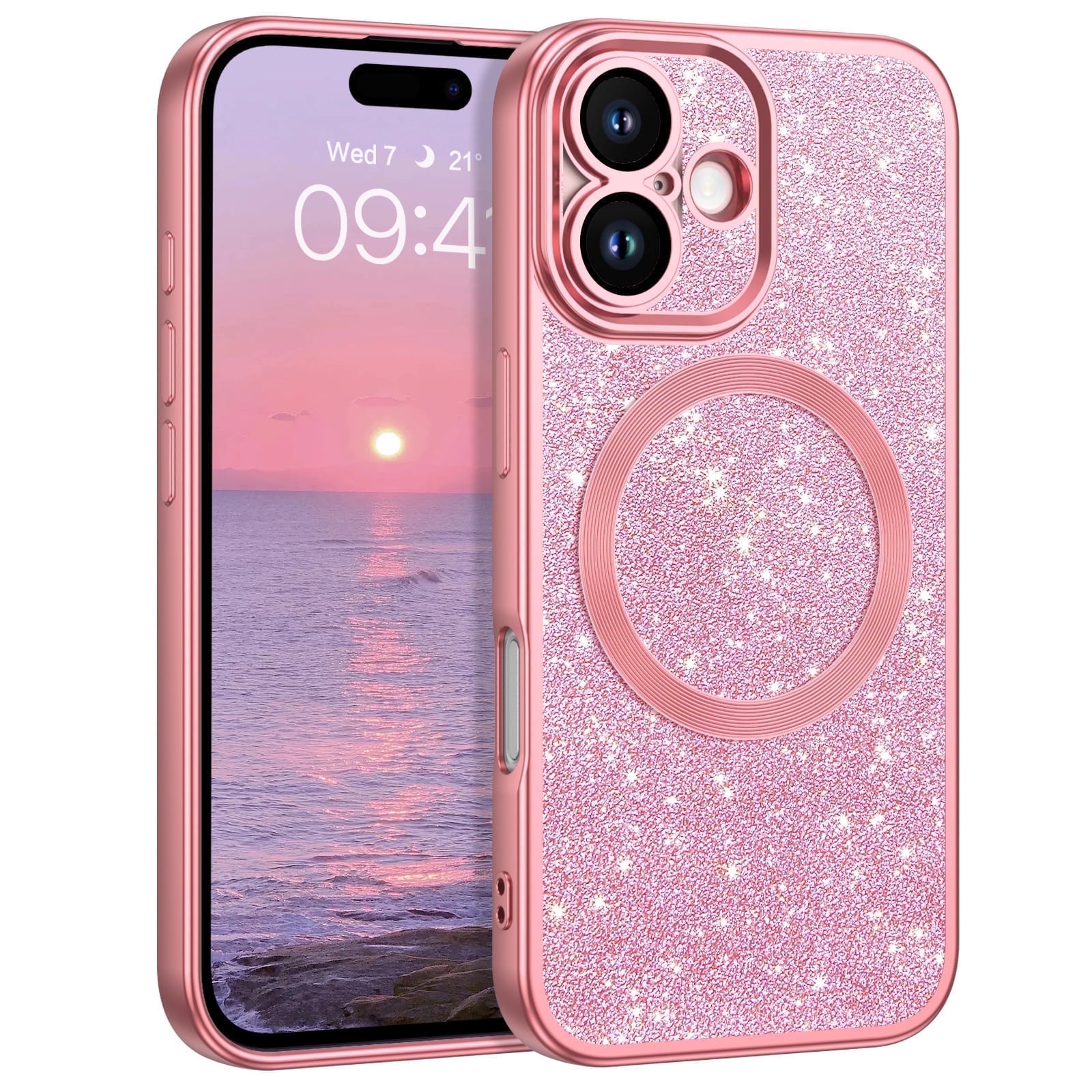 GUAGUA Case Compatible for iPhone 16 Plus 6.7 inch Mag-Safe with ...
