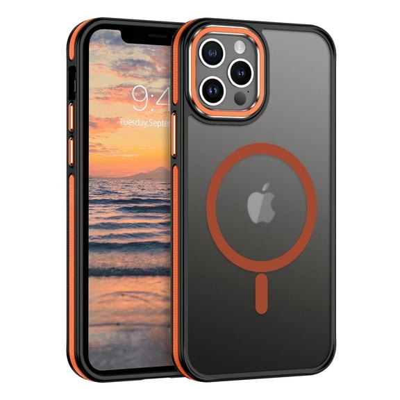 For iPhone 17 Pro Max Magnetic Matte Camera Metallic Stand Hybrid Case ...