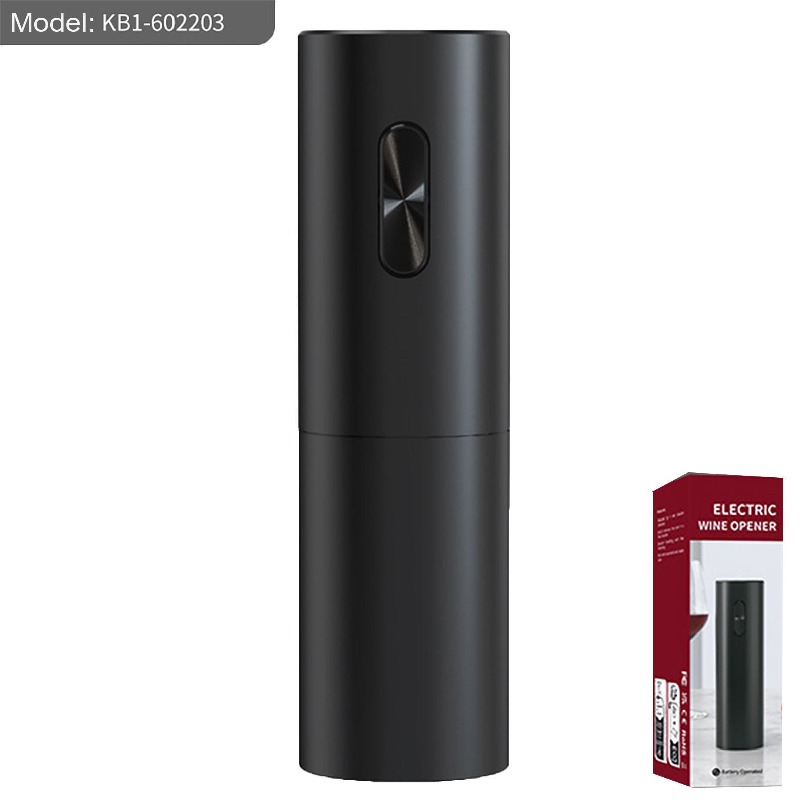 GUAGUA Stainless Steel Electric Wine Opener Detachable Design with ...