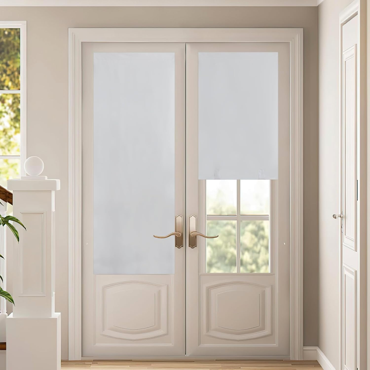 GUAJDE-100% Blackout Roller Shades, No Tools No Drill Cordless Blinds ...