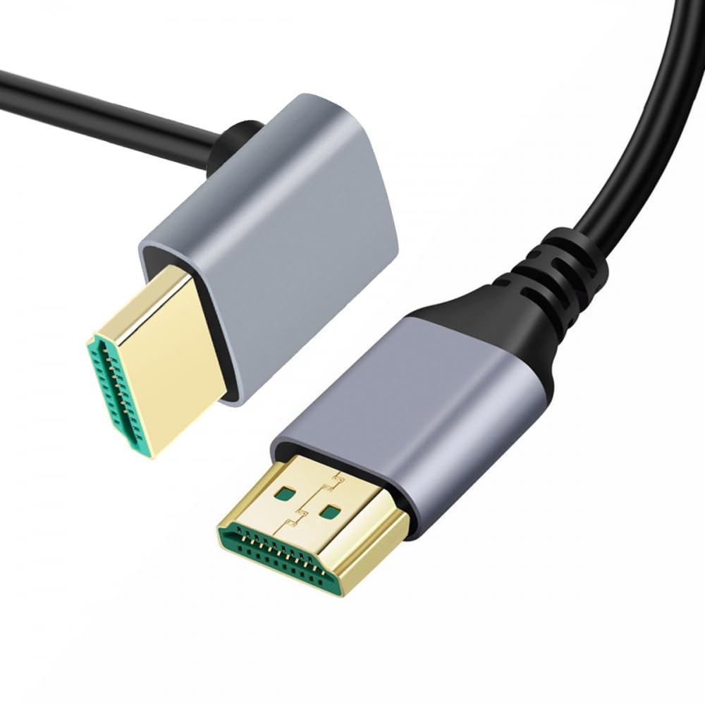 GUAJDE-8K Cable HDMI 2.1 Ultra Thin HDTV Cable 8K 4K Hyper Super ...