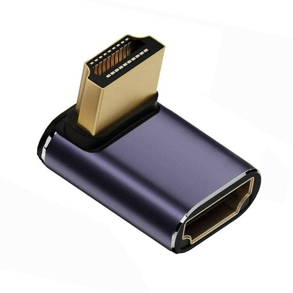 GUAJDE-8K Cable HDMI Male to HDMI 2.1 Female Vertical 90 Degree Up ...