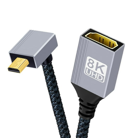 GUAJDE-8K HDMI 2.1 Cable,Micro HDMI to HDMI 8K@60Hz 4K@120Hz 48Gbps ...