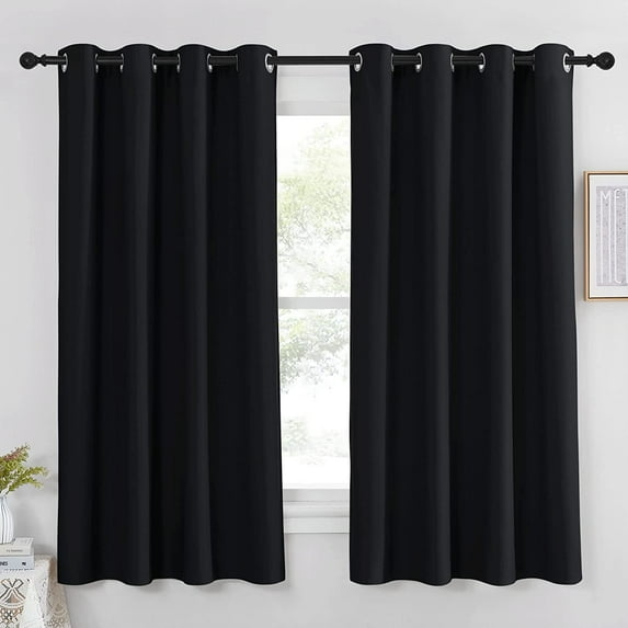 GUAJDE-Blackout Doorway Curtain Drape 72 inch Length - Grommet Noise ...