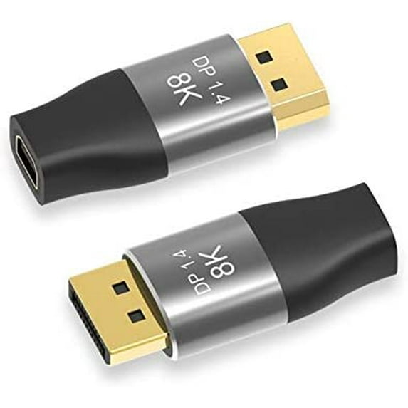 GUAJDE-Cablecc Mini DisplayPort 1.4 8K 60hz Female Adapter Ultra-HD UHD ...