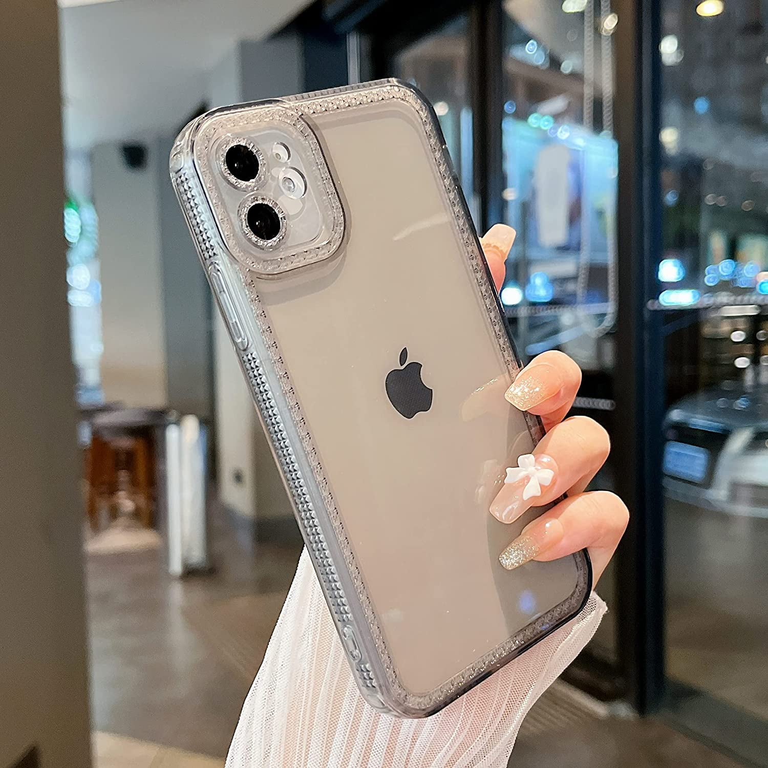 GUAJDE-Case for iPhone 11 6.1 inch,Sparkly Clear Case for Women,Soft ...