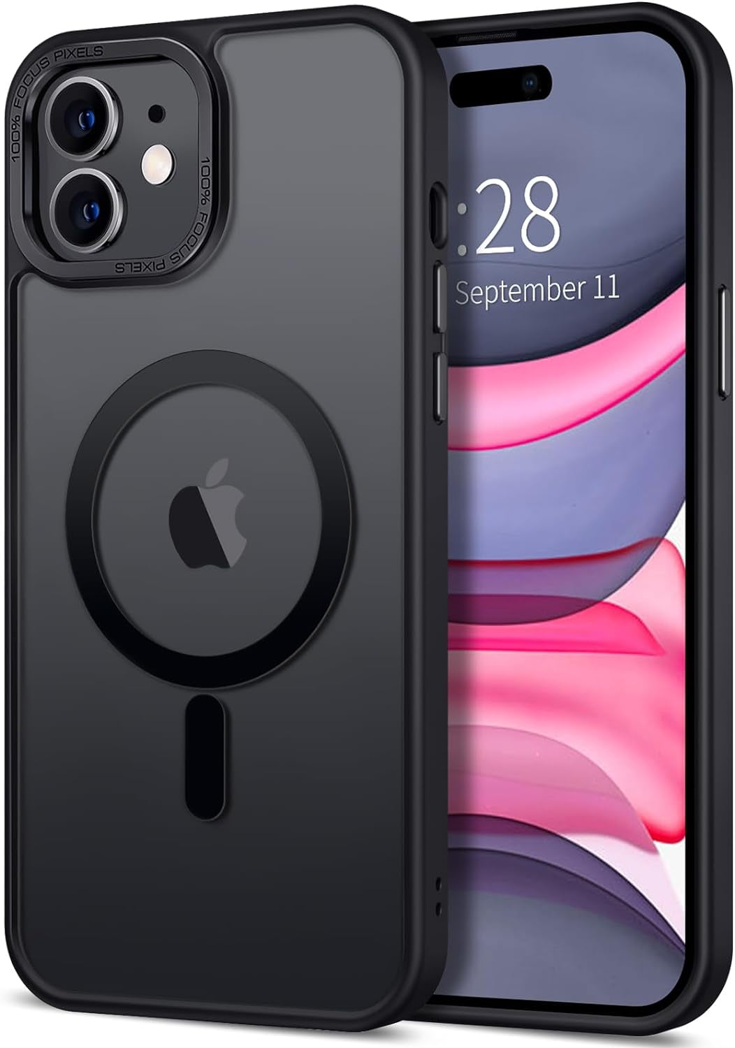 GUAJDE-Case for iPhone 12 Mini Case Magnetic Translucent Matte Phone ...