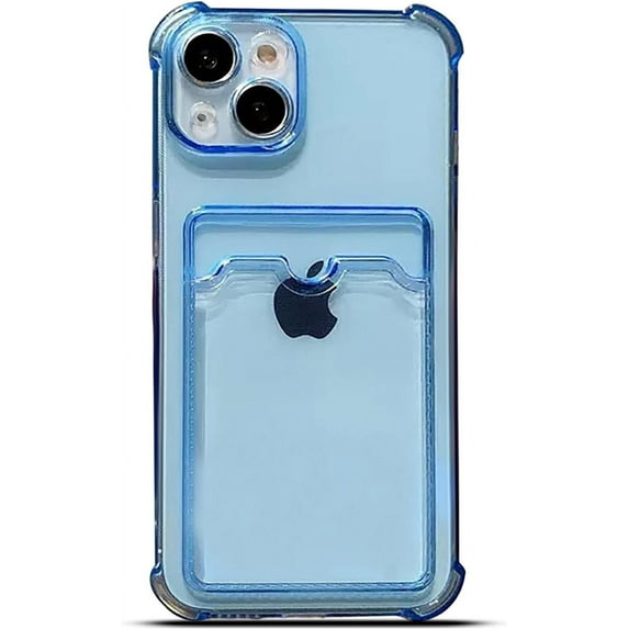 GUAJDE-Compatible with iPhone 15 Plus Case,Clear Protective Card Slot ...