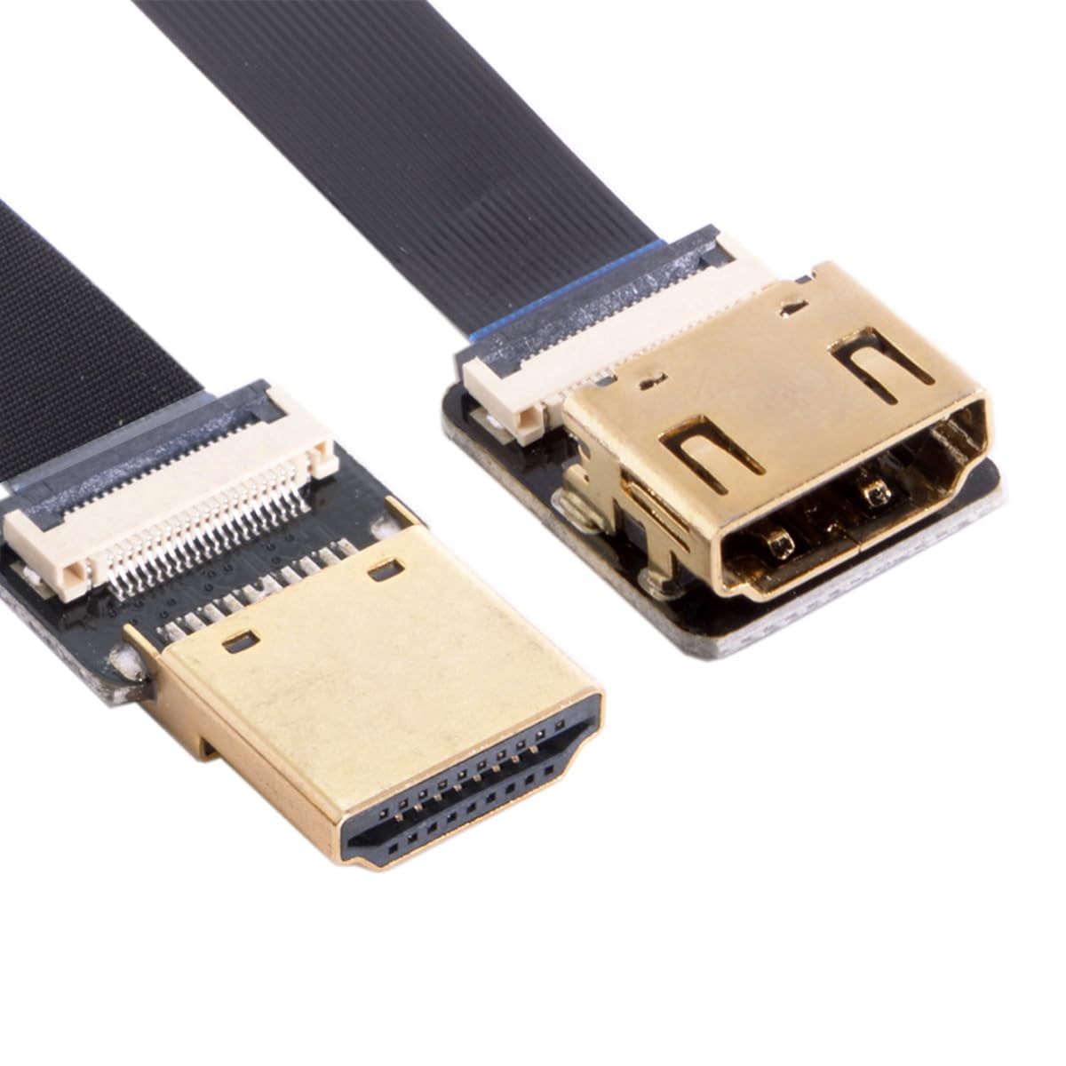 GUAJDE-Cord Ultra Slim HDMI Female to HDMI Female Extension FPC Flat ...