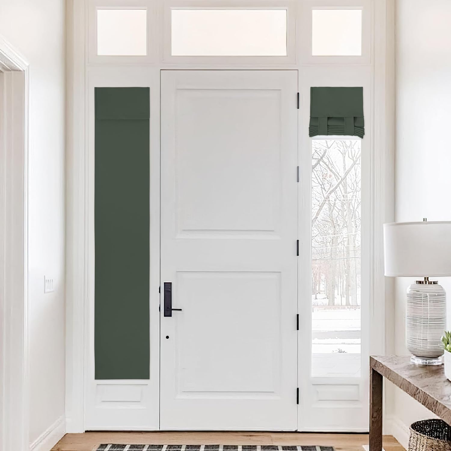 GUAJDE-Door Blinds for Entry Side - Privacy Window Curtains Thermal ...